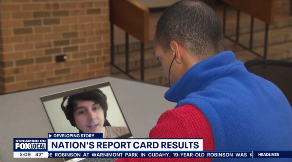 Quinton Klabon discusses test scores with Fox 6 Milwaukee - Institute ...