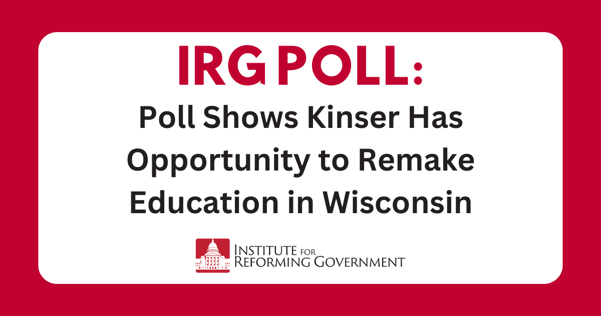 IRG Poll: Poll Shows Kinser Has Opportunity to Remake Education in ...